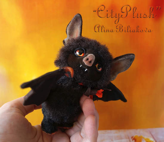 Darkie, the bat by Alina Biliakova - Bear Pile