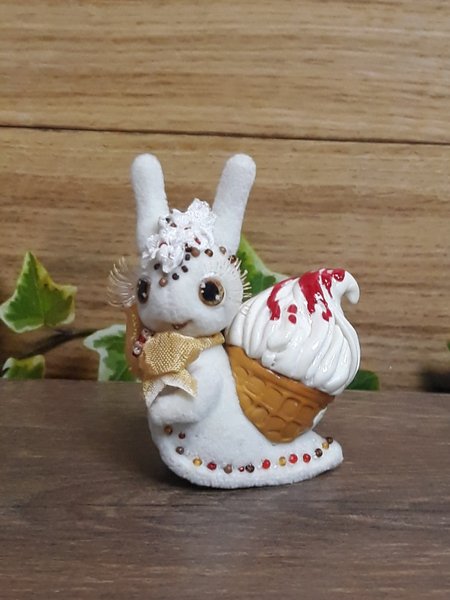 July, the icecream snail by Alina Biliakova - Bear Pile