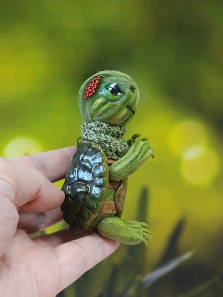 Timka the turtle by Alina Biliakova - Bear Pile