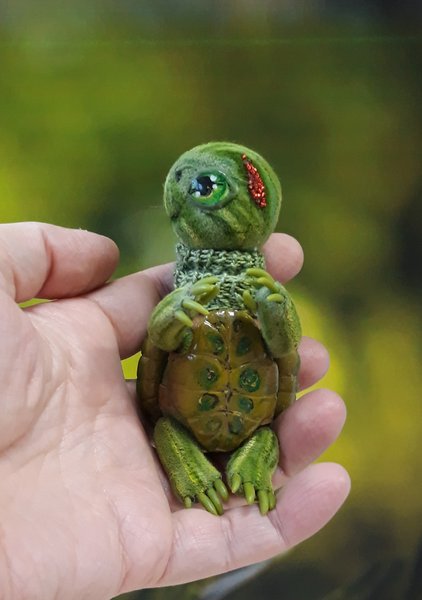 Timka the turtle by Alina Biliakova - Bear Pile