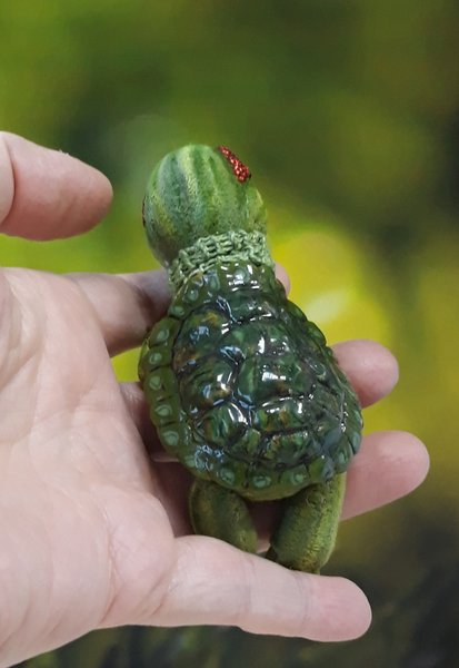 Timka the turtle by Alina Biliakova - Bear Pile