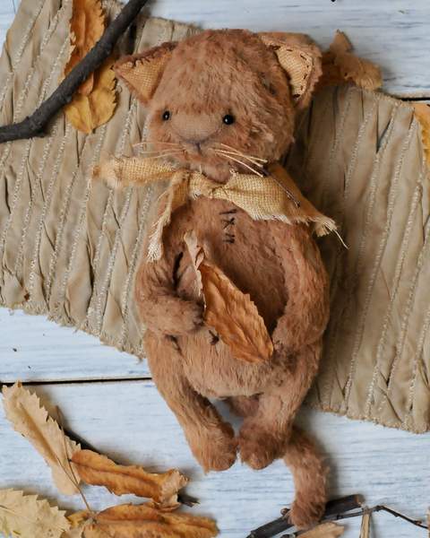 Teddy - Cat pattern by Anna Ananyeva - Bear Pile
