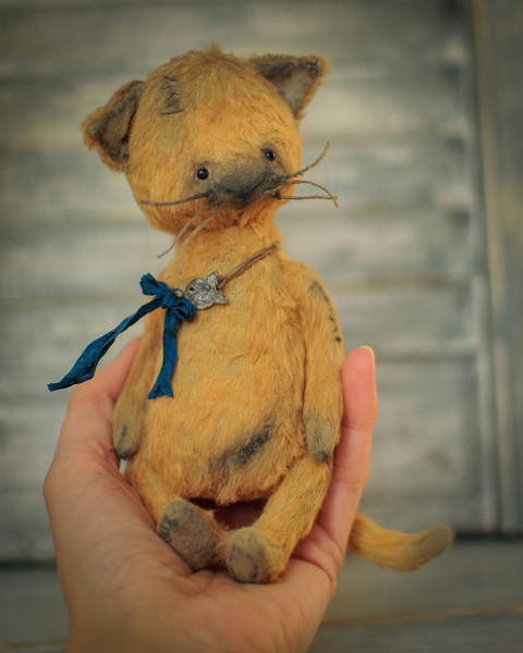Teddy - Cat pattern by Anna Ananyeva - Bear Pile