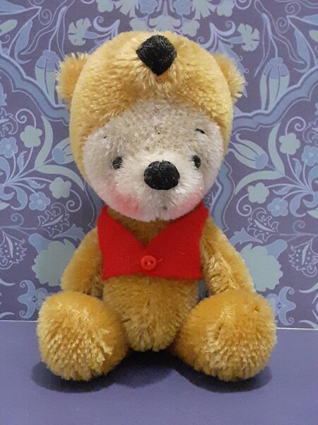 Teddy dressed up as Pooh by Little Dipper Teddies - Bear Pile