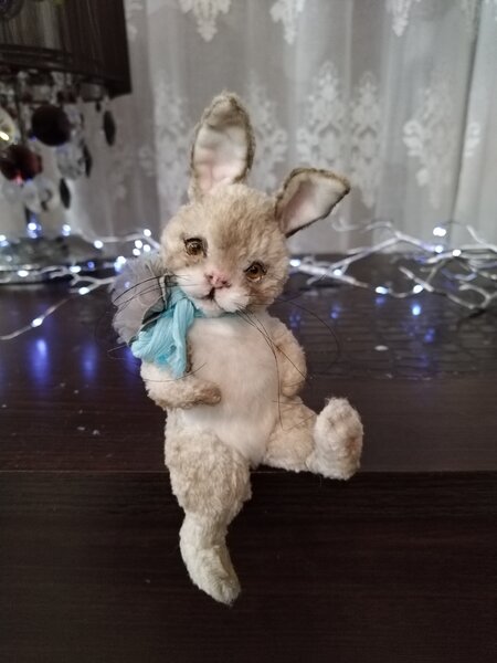 rabbits Paul and Megan by Kirichenko Irina - Bear Pile