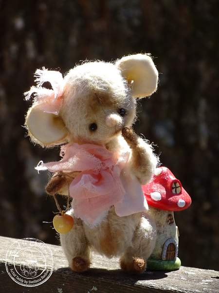 Teddy Mouse Mimi by Svetlana Bordner - Bear Pile