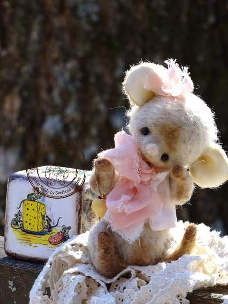 Teddy Mouse Mimi by Svetlana Bordner - Bear Pile