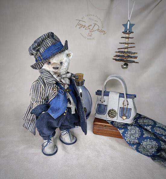 Nikolas the teddy bear by Irina Plaksina - Bear Pile