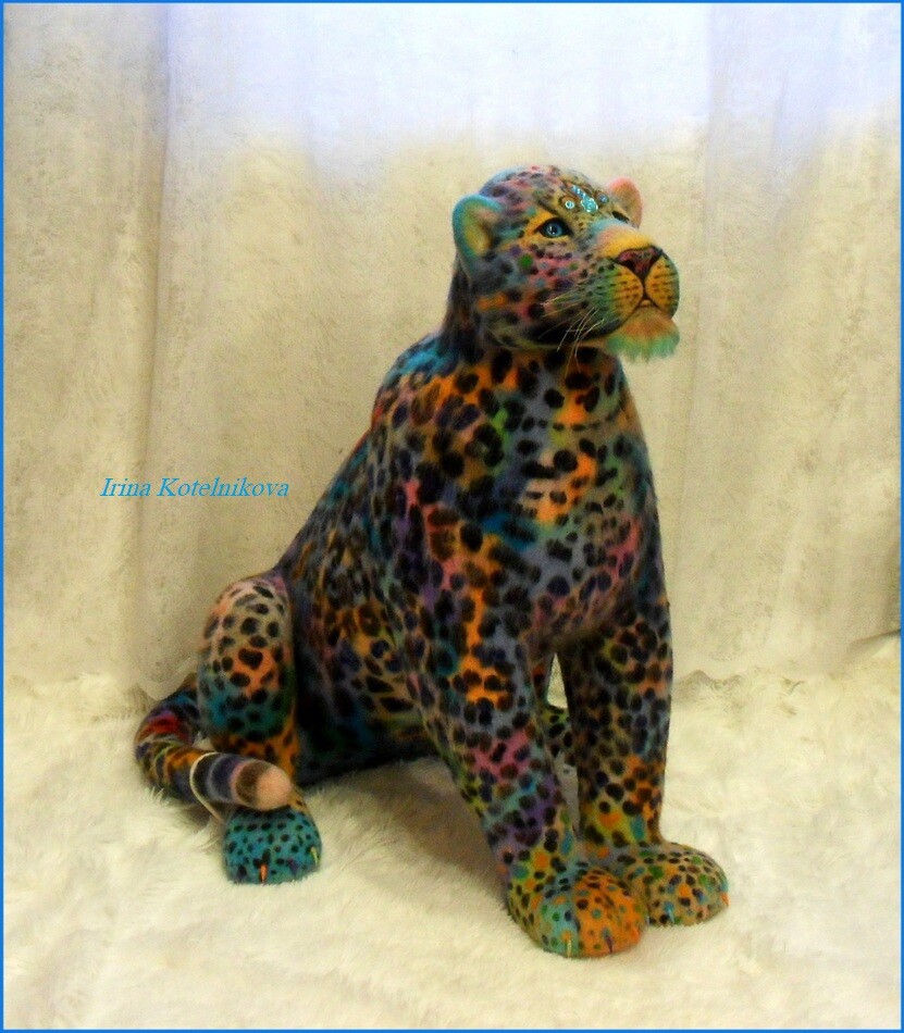 Marble Leopard by Irina Kotelnikova - Bear Pile