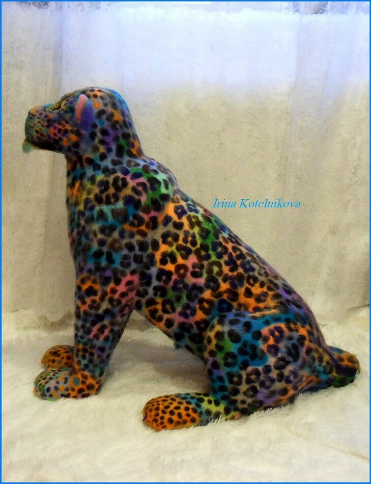 Marble Leopard by Irina Kotelnikova - Bear Pile