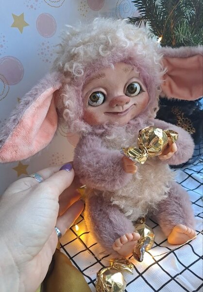 Elf Morris,teddy elf by Julia Kurakina - Bear Pile