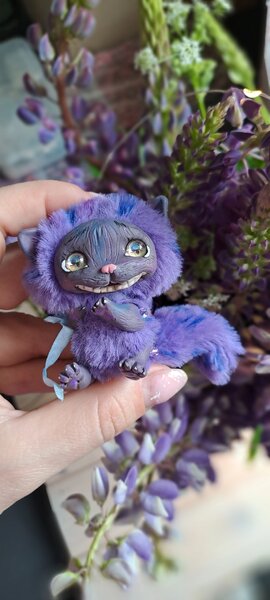 Cheshire Cat,cat by Julia Kurakina - Bear Pile