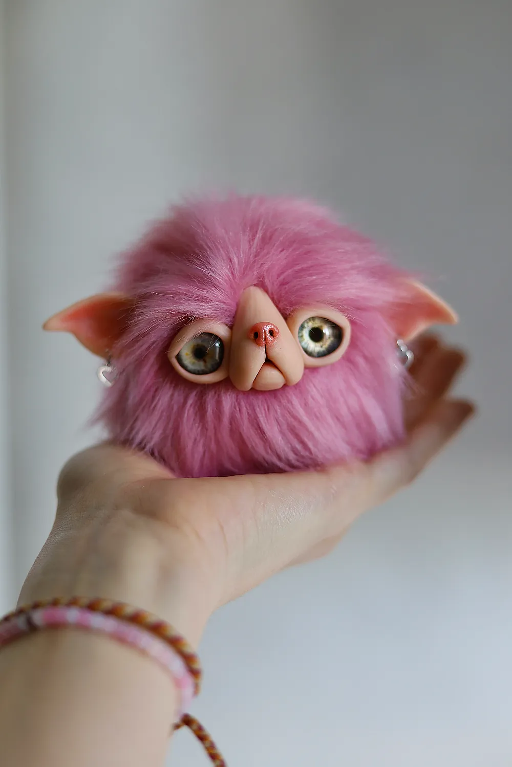 Pink monster by Anastasia Babenko - Bear Pile