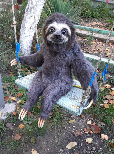 Sloth Bruno by Olga Bogacheva - Bear Pile