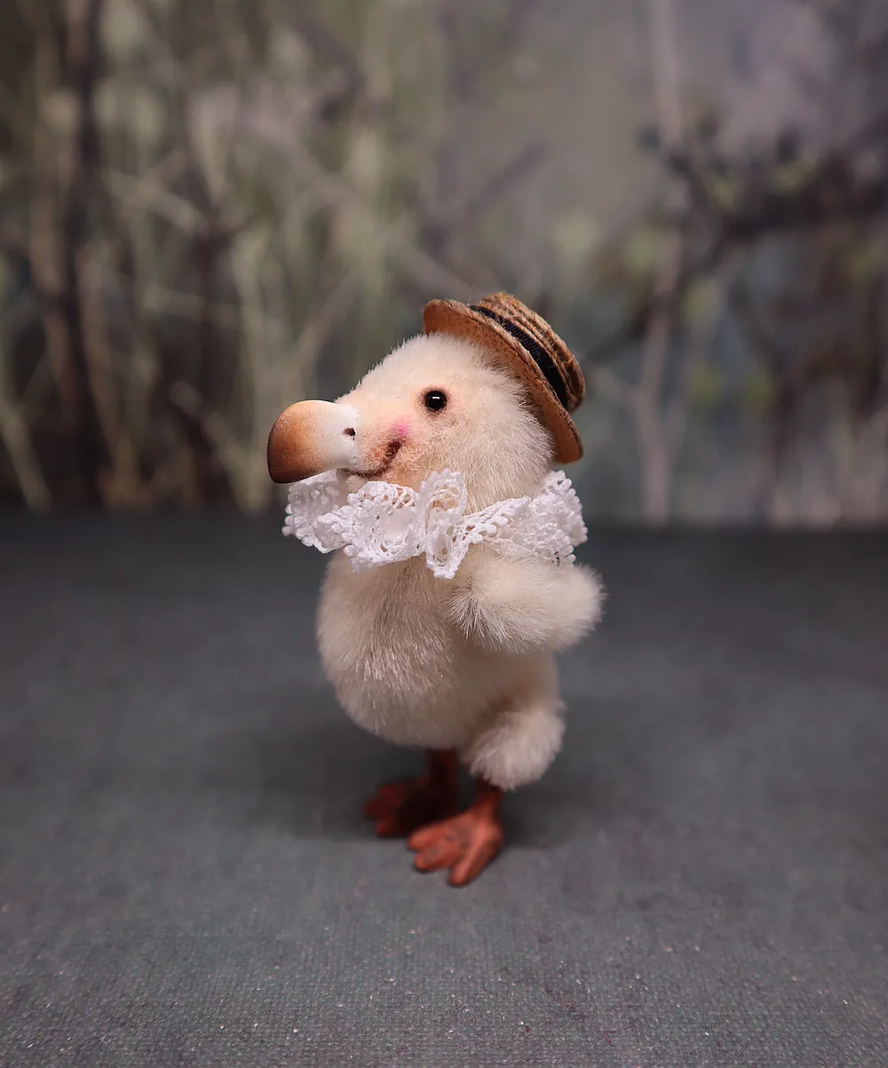 White Dodo bird Lily by Marina Blakytna - Bear Pile