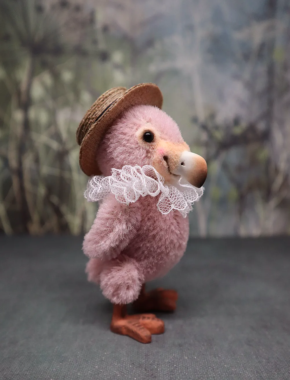 Mohair Dodo bird Pinky by Marina Blakytna - Bear Pile