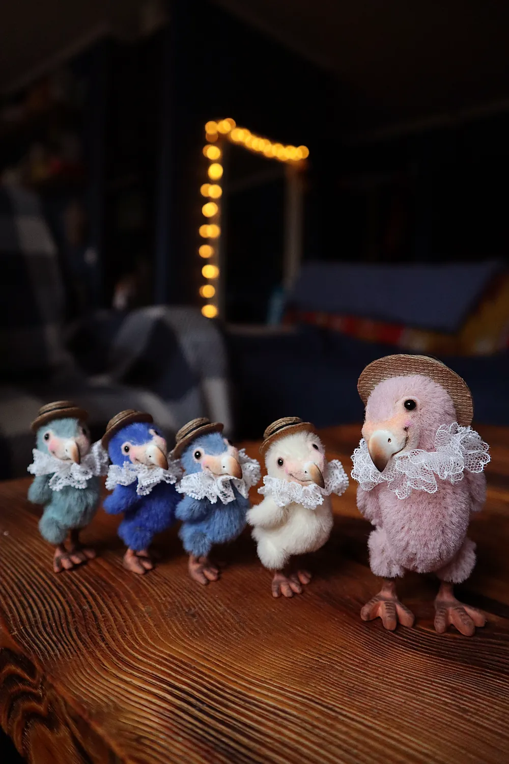 Mohair Dodo bird Pinky by Marina Blakytna - Bear Pile