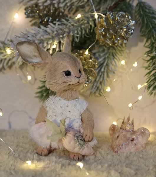 Little cute Lucy Rabbit by Lena Beloborodova - Bear Pile