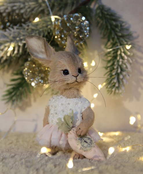 Little cute Lucy Rabbit by Lena Beloborodova - Bear Pile