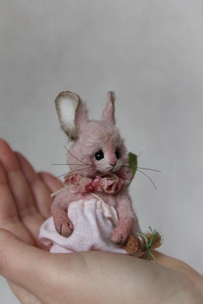 Little Cute Dolly Rabbit by Lena Beloborodova - Bear Pile