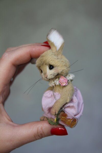Little cute Lucy Rabbit by Lena Beloborodova - Bear Pile
