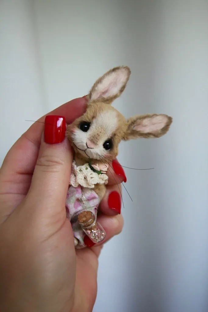 Little cute Sally Rabbit by Lena Beloborodova - Bear Pile