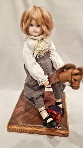 Mitenka with a horse by EginkaT@D - Bear Pile