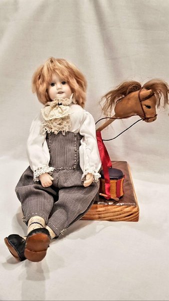 Mitenka with a horse by EginkaT@D - Bear Pile