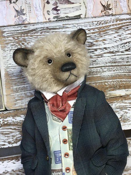 Bear teddy Brian by Olga Kovalchuk - Bear Pile