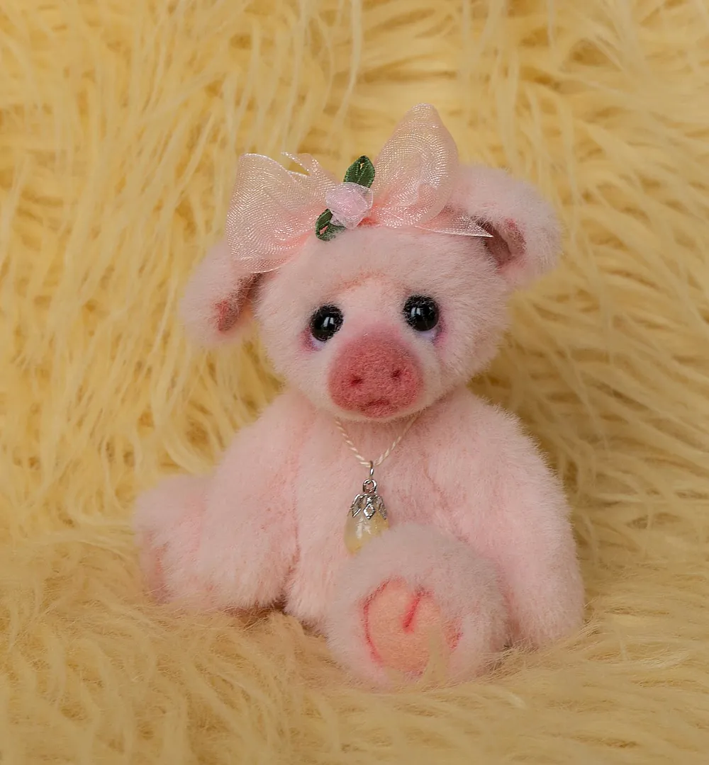 Petal pig by Jo Symon - Joxy Bears - Bear Pile