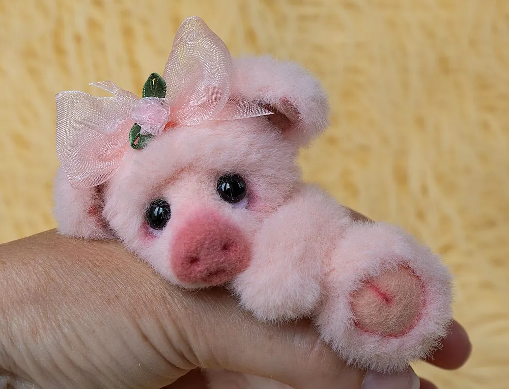 Petal pig by Jo Symon - Joxy Bears - Bear Pile