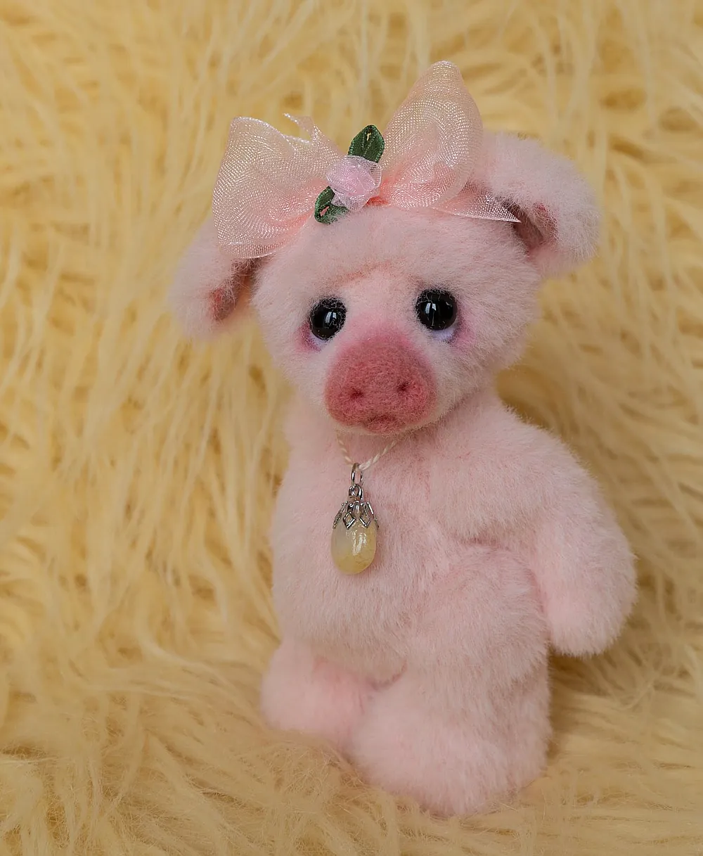 Petal pig by Jo Symon - Joxy Bears - Bear Pile