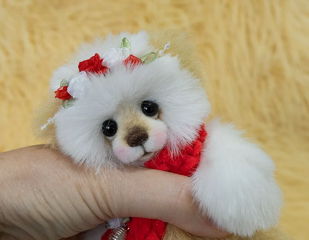Christmas Rose by Jo Symon - Joxy Bears - Bear Pile