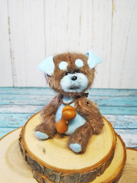 Teddy dog Bibi by Julia Zanina - Bear Pile