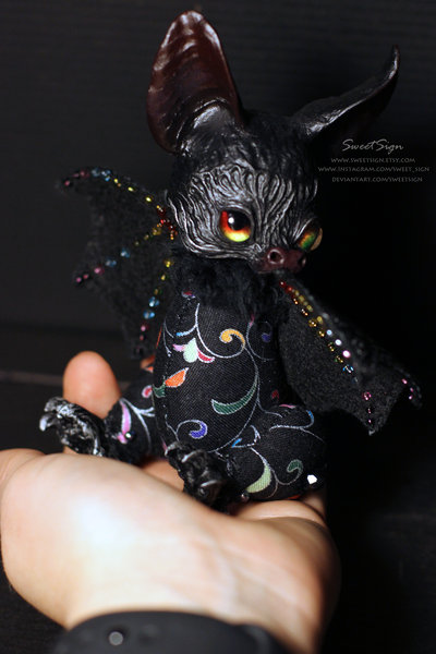 Rainbow Bat by Svetlana Polupanova - Bear Pile