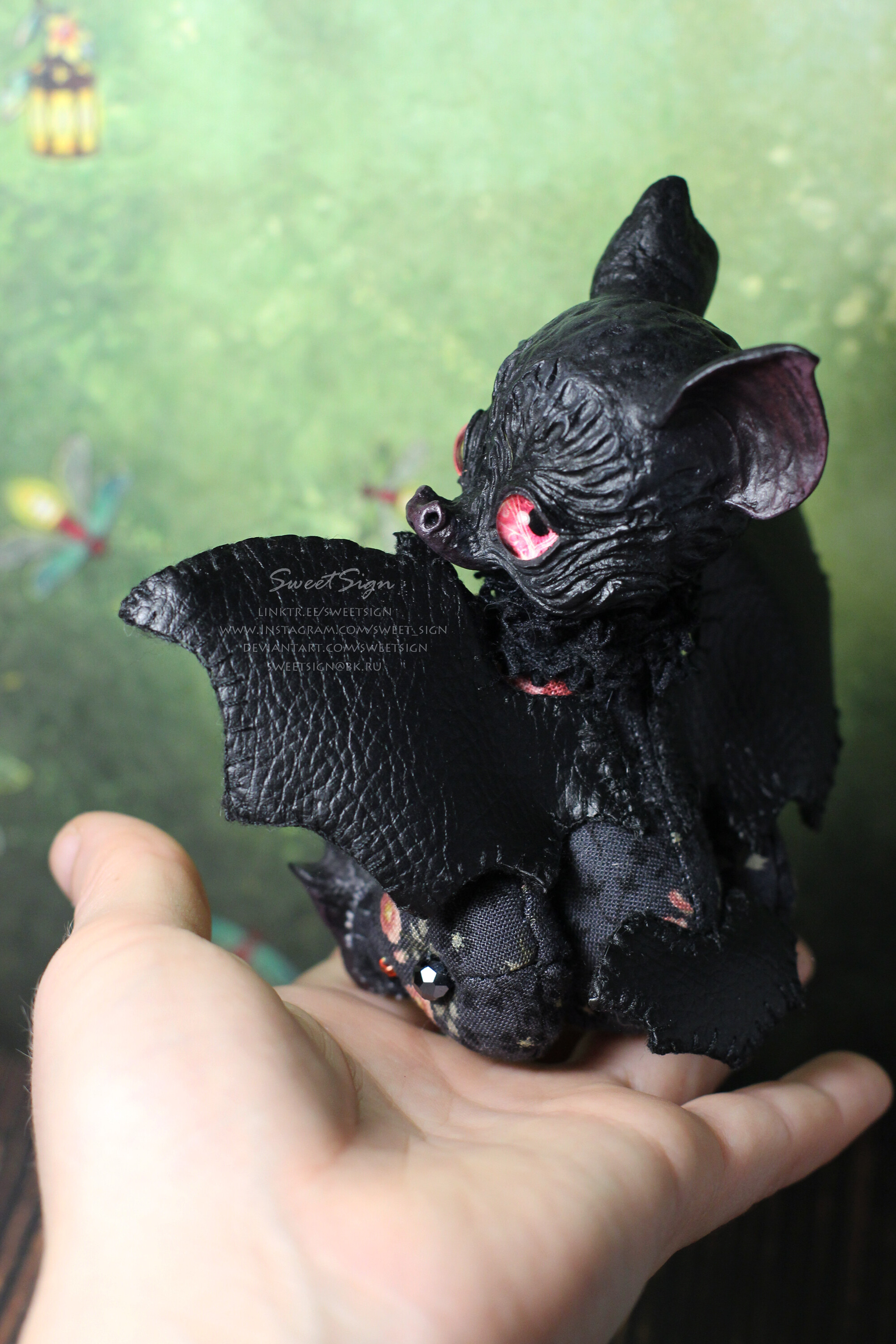 Pinky the Bat by Svetlana Polupanova - Bear Pile