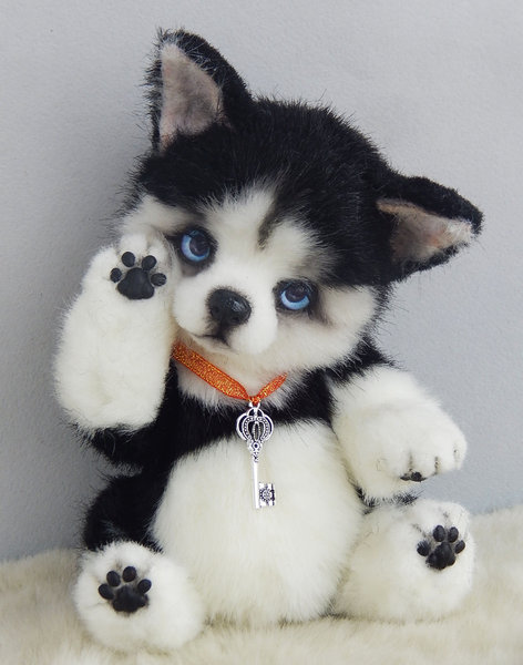 Husky Baby by Setlana Makarova - Bear Pile